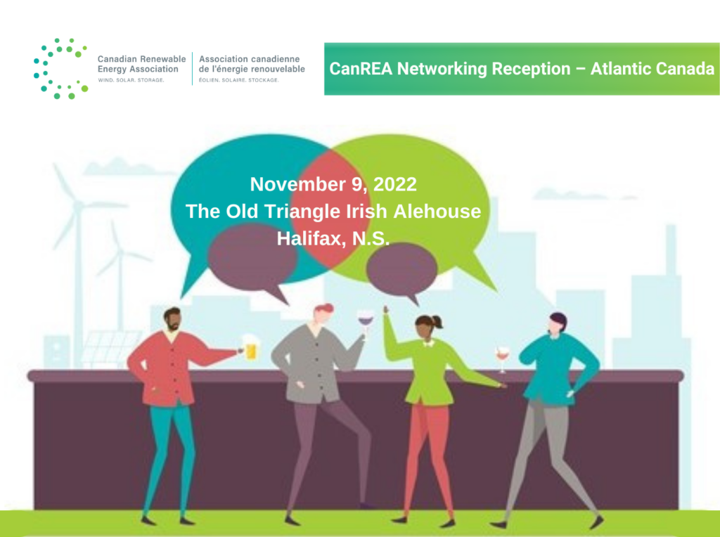 CanREA Networking Reception – Atlantic Canada - Canadian Renewable ...