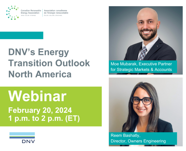 Webinar—DNV’s Energy Transition Outlook: Projections for North America ...