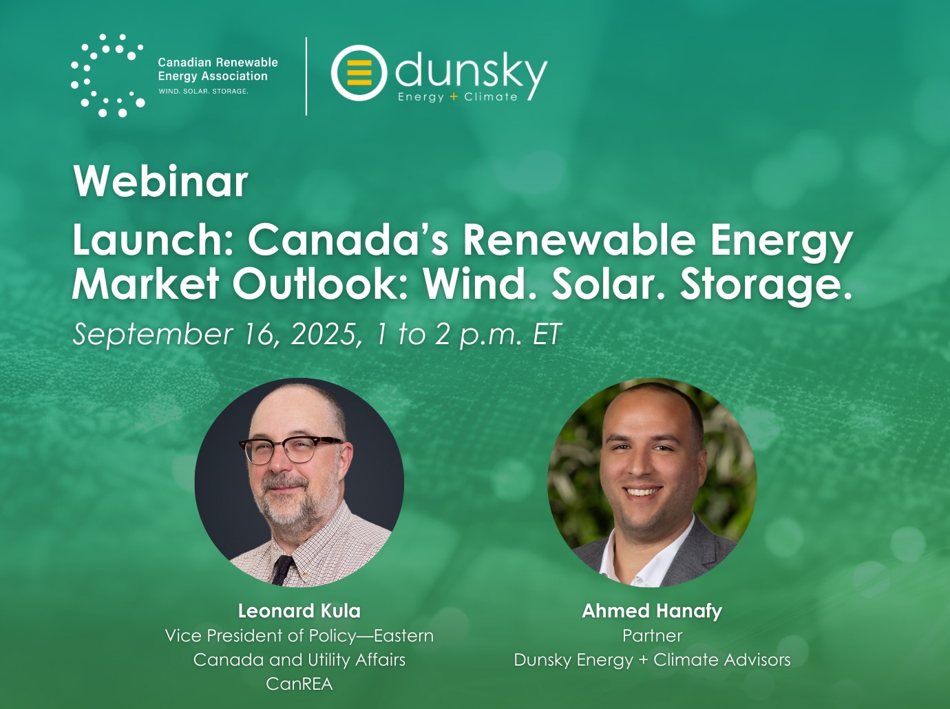 Launch—Canada’s Renewable Energy Market Outlook 2025: Wind. Solar ...