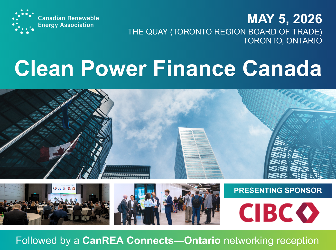 Clean Power Finance Canada 2026—A CanREA Summit - Canadian Renewable ...